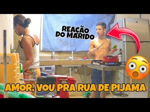 INDO PRA RUA DE PIJAMA | trollei ele | ele me surpreendeu 😱