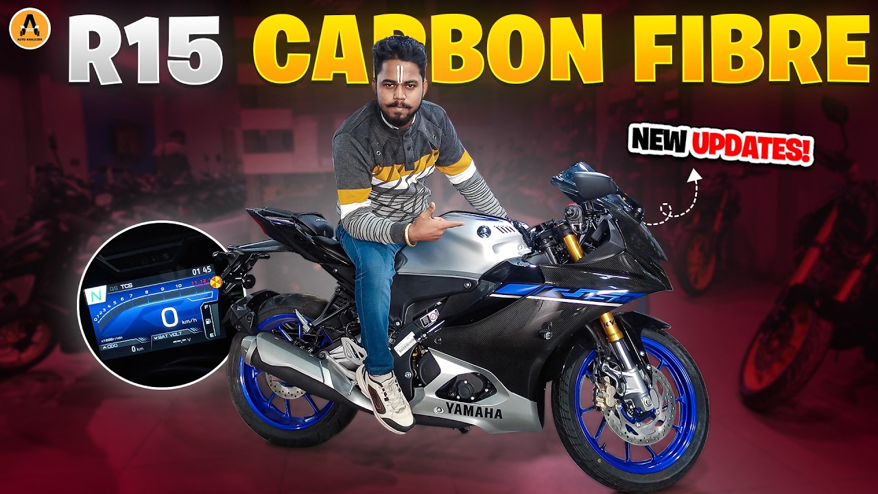 New Yamaha R15 M Carbon Fibre Review 🔥| एक Feature देना भूल गए! 😂| Auto ...