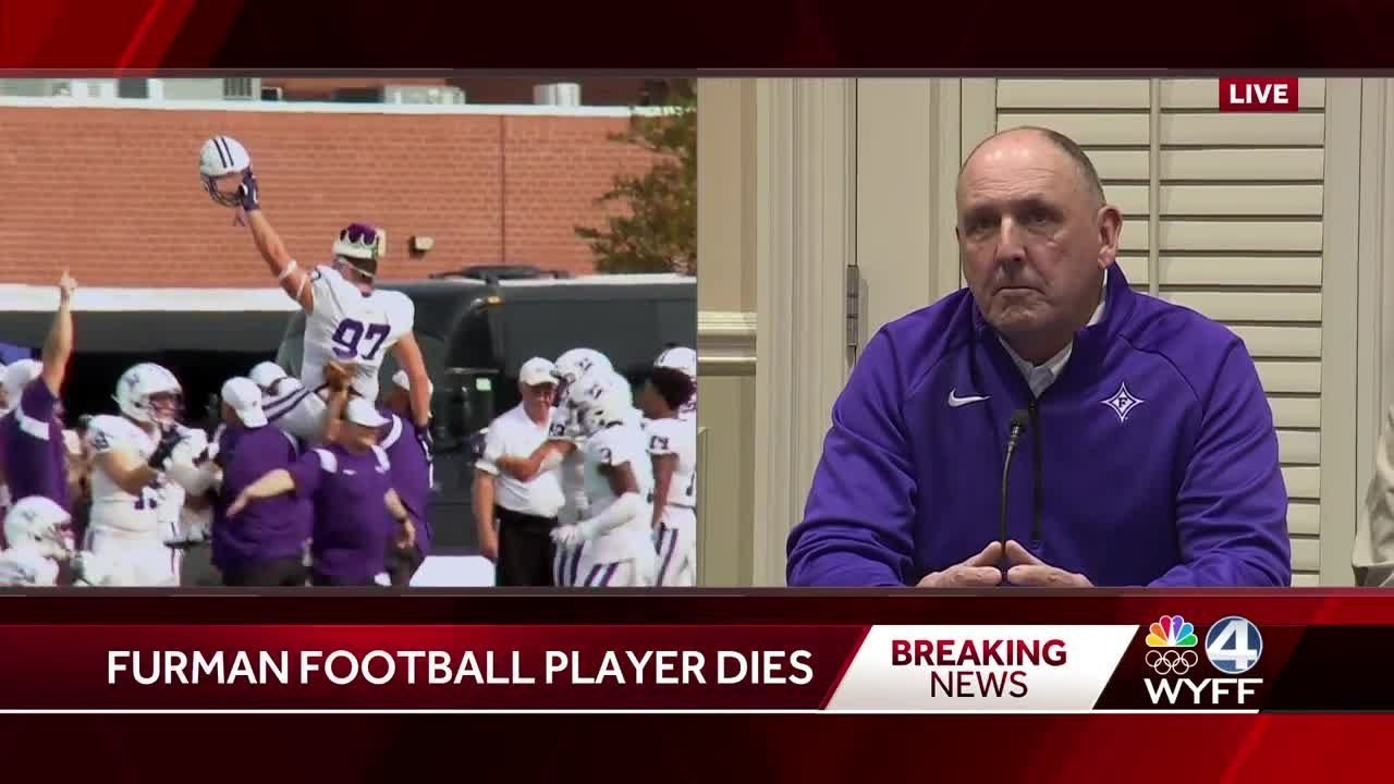 Furman University presser regarding Bryce Stanfield - YouTube