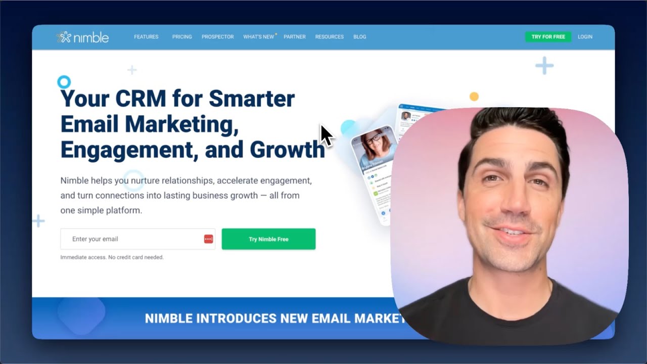 Nimble CRM - Review & Demo - YouTube