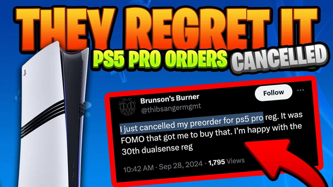 PS5 Pro REGRET!? - Gamers Cancelling Orders - FOMO or Justified? - YouTube