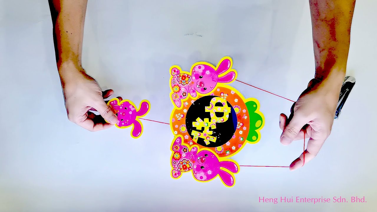 DIY 共享幸福中秋节灯笼 Tanglung Hari Kuih Bulan Berkongsi Kebahagiaan DIY - YouTube