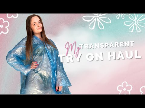 [4K USA] Raincoat Try-On Haul/Cleaning with Emily