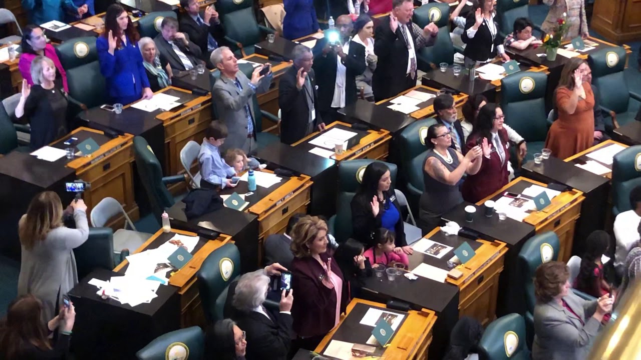 Swearing in of Colorado State House of Representatives (Jan. 4th, 2019 ...