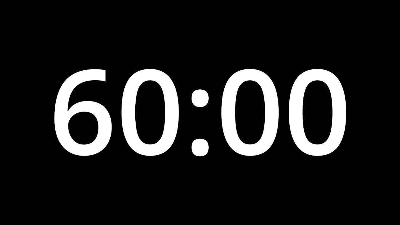 1 Minute Stopwatch Timer - YouTube