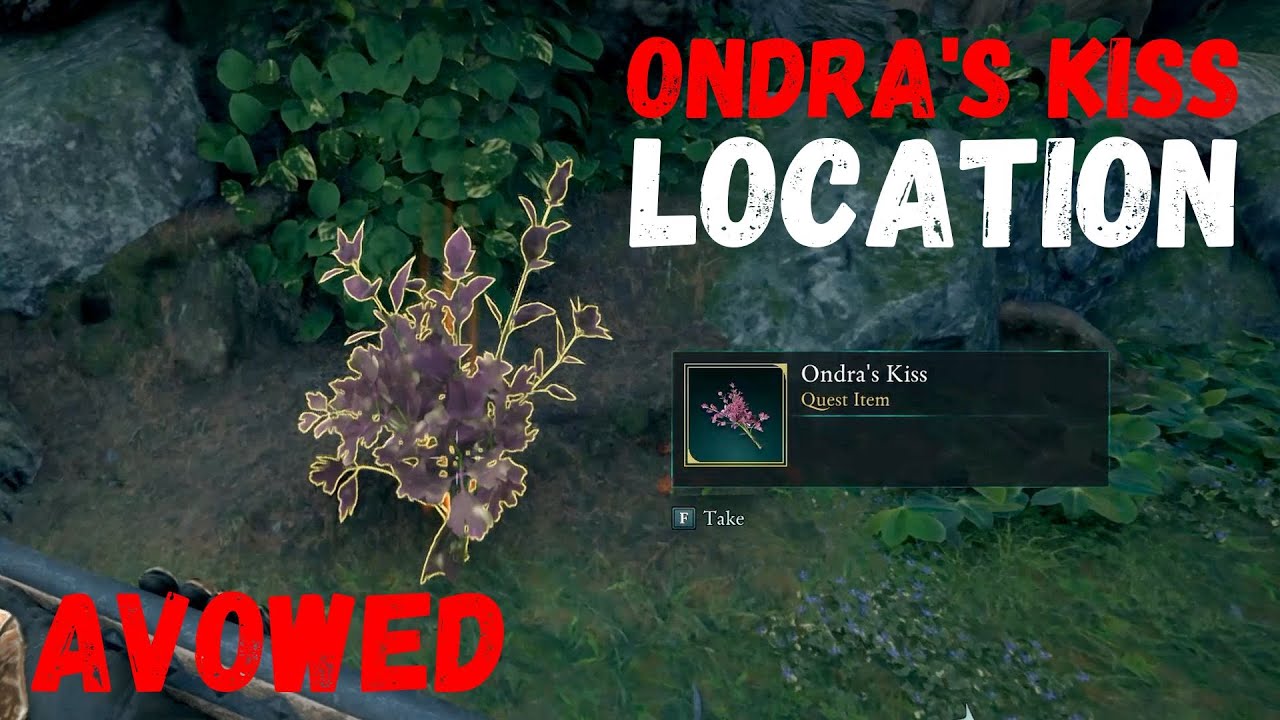 Avowed: ONDRA'S KISS LOCATION 🌸💋🗺️ #avowed #gamingtips - YouTube