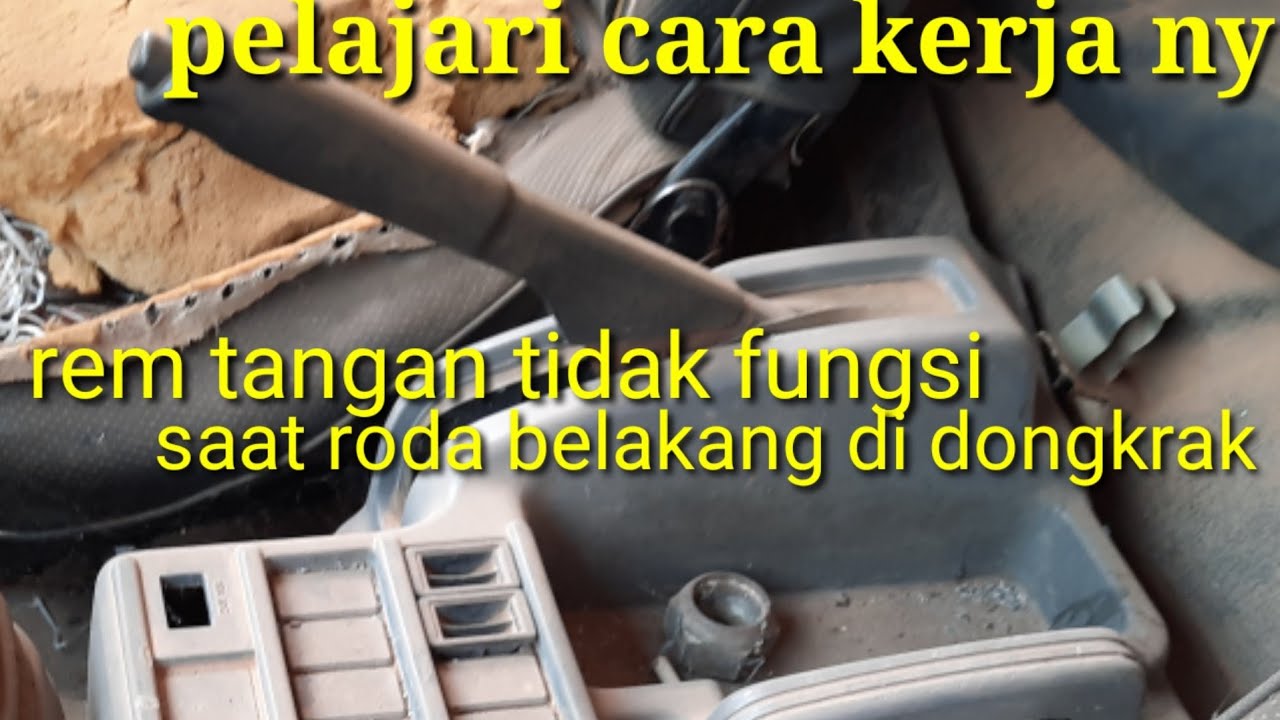 Sistem kerja rem tangan truck/tronton - YouTube