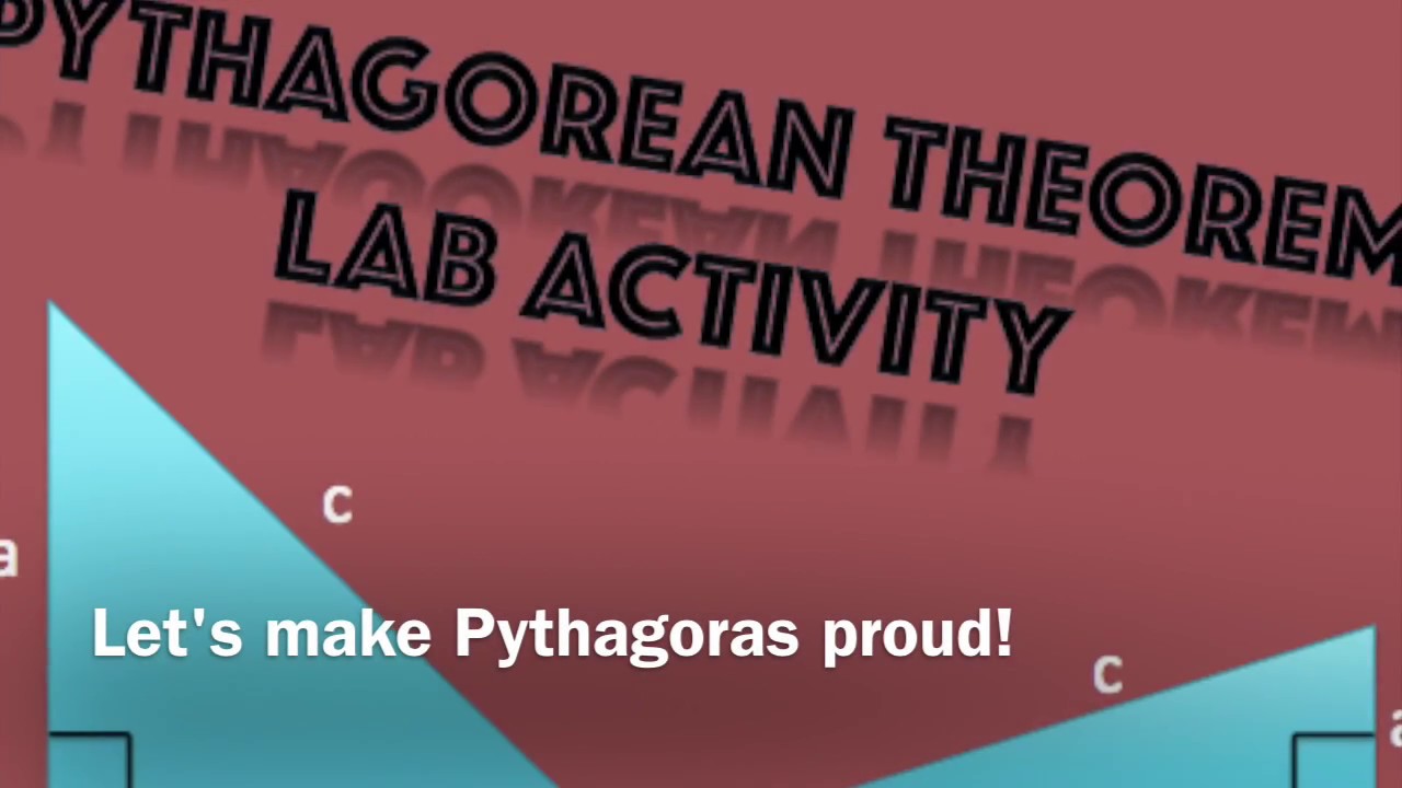 Pythagorean Theorem Lab Activity - YouTube