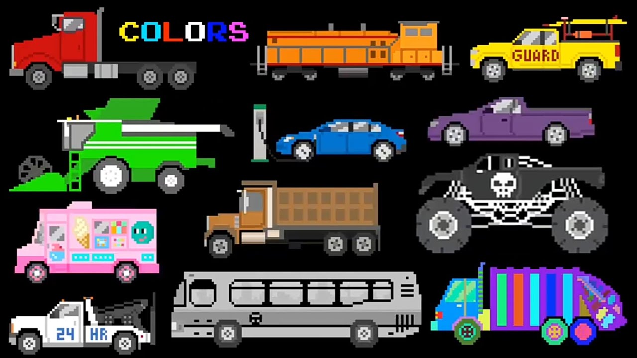 Vehicle Colors 2.0 - @TheKidsPictureShow - YouTube