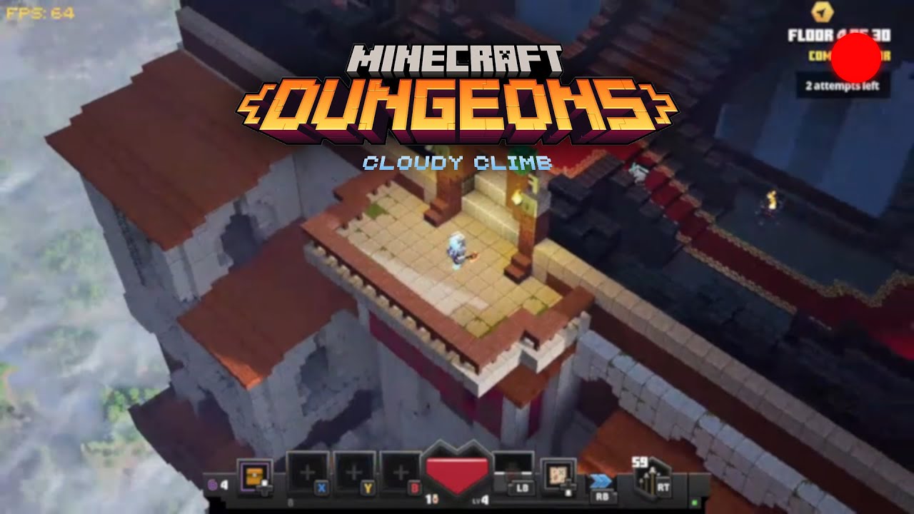 [LIVE] Minecraft Dungeons - Checking out Cloudy Climb! (#1) - YouTube