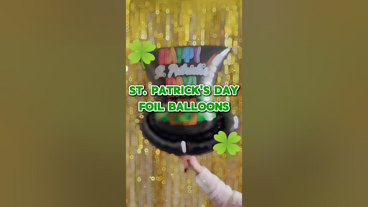 Get ready to shamrock & roll with these fun St. Patrick’s Day foil ...
