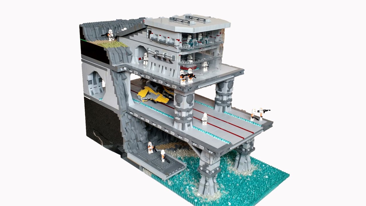 Lego Star Wars Cliffside Base on Naboo - YouTube