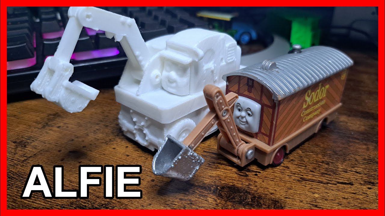 Alfie Thomas Trackmaster 3D Print Custom - YouTube