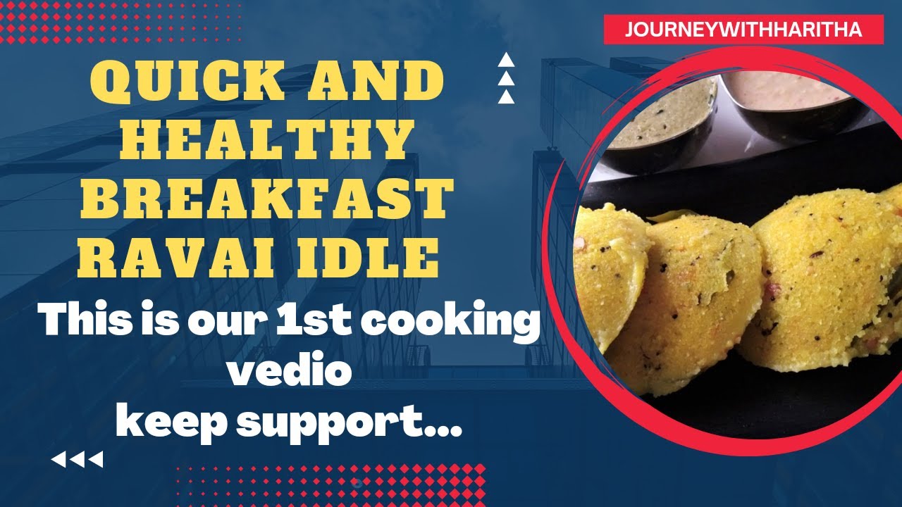 Ravai idle recipe | 15min ravai idle | taste & simple ravai idle ...