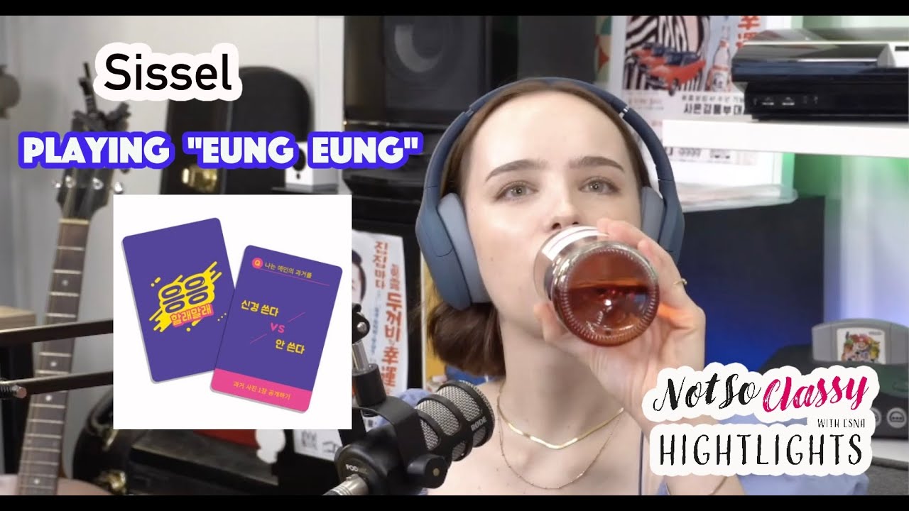 "Sissel & eSNa play the adult Korean card game '응응' " | ep.012 | NSC ...