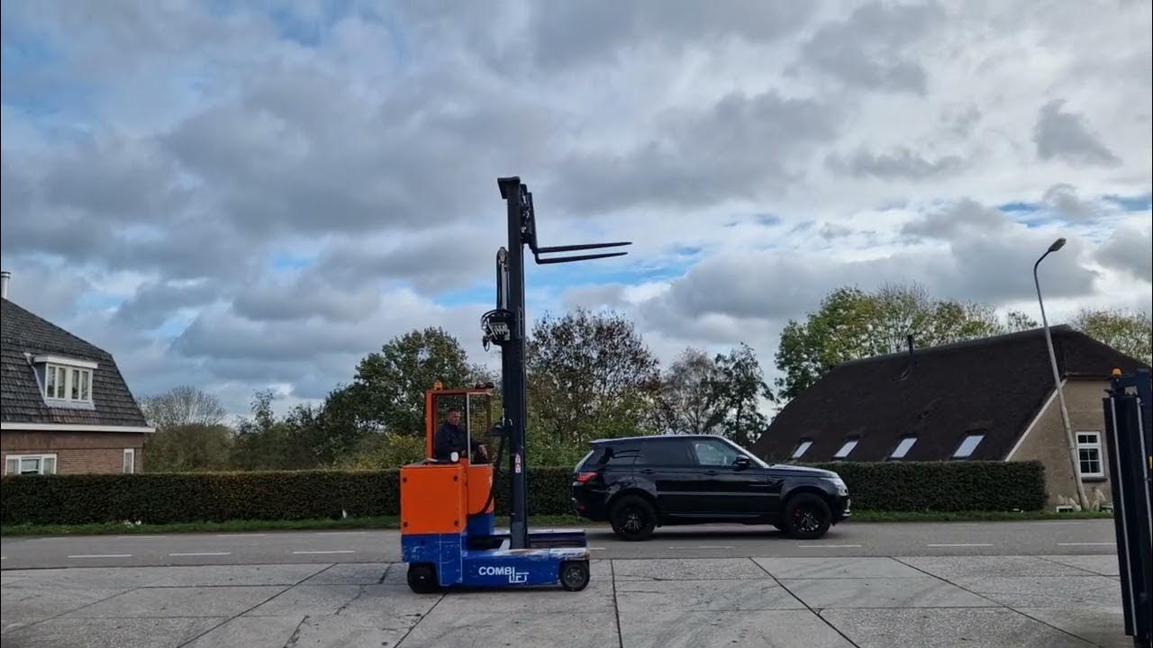 CombiLift ESL 4050 volelektrische 4-weg zijlader, 2008, met 80V batterij, full free lift mast hh ...