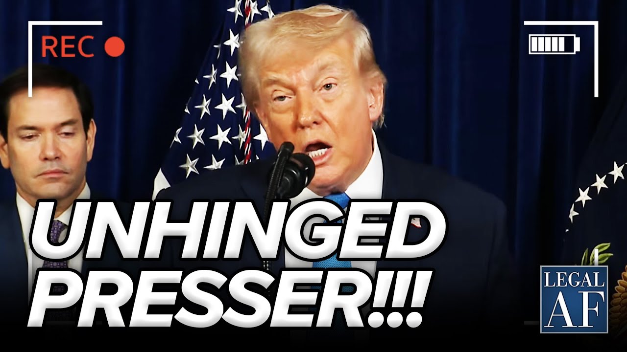 SLURRING Trump Holds UNHINGED Presser on Venezuela - Deep Analysis ...