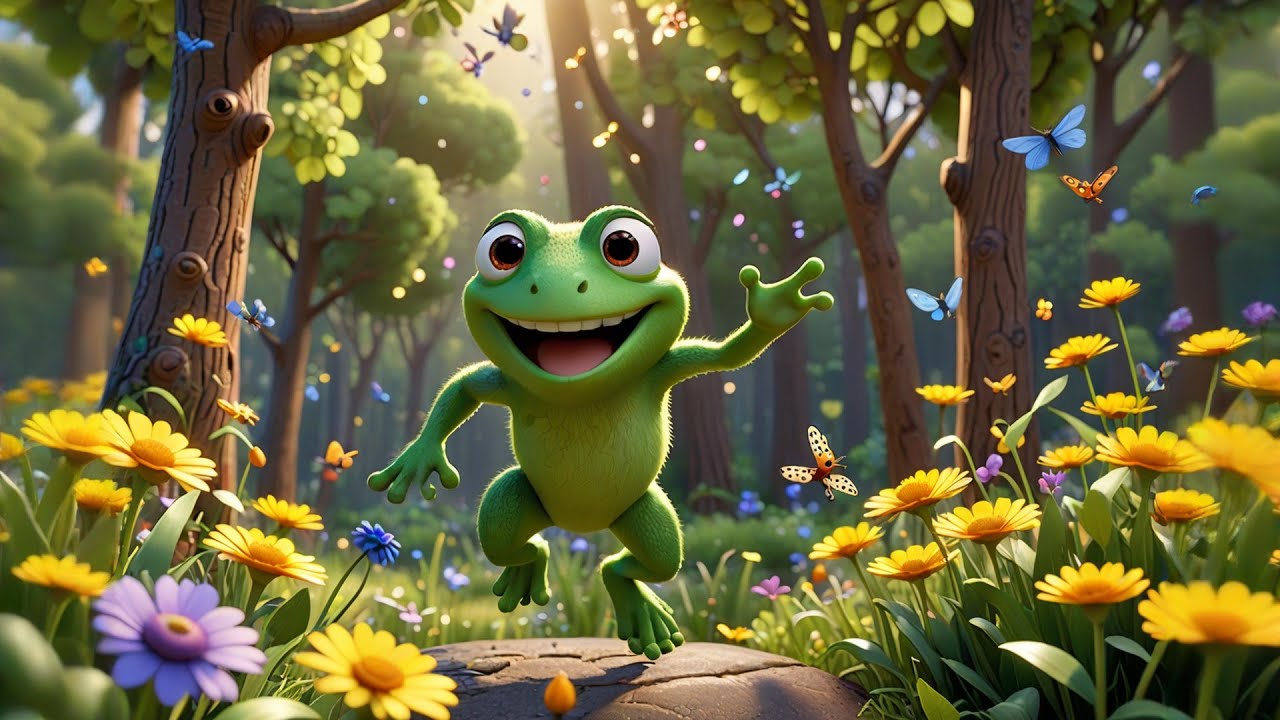 Jump Jump Jump Like a Frog | Fun Animal Song for Kids | Action Rhyme ...