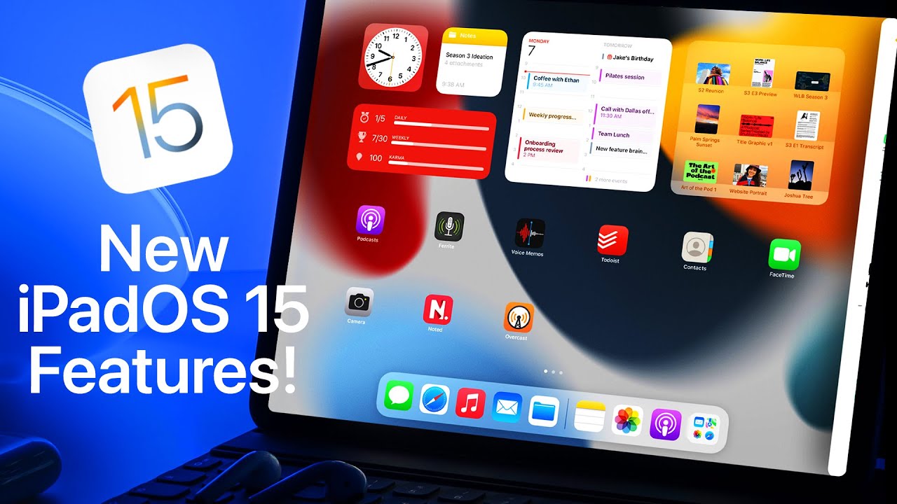 BIG Features iPadOS 15 What's New? - YouTube