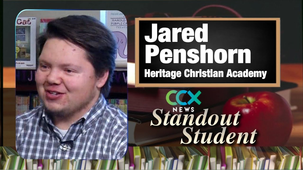 Standout Student: Heritage Christian Academy’s Jared Penshorn - YouTube