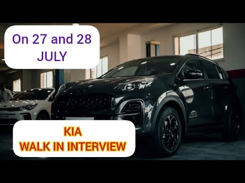 KIA WALK IN INTERVIEW | JULY 27,28 BENGALURU | PROCUREMENT SPECIALIST ...