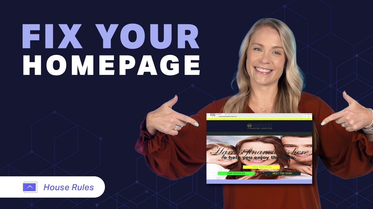 4 Things Your Homepage Needs BEFORE ANYONE SCROLLS | Financial Advisor Marketing - YouTube
