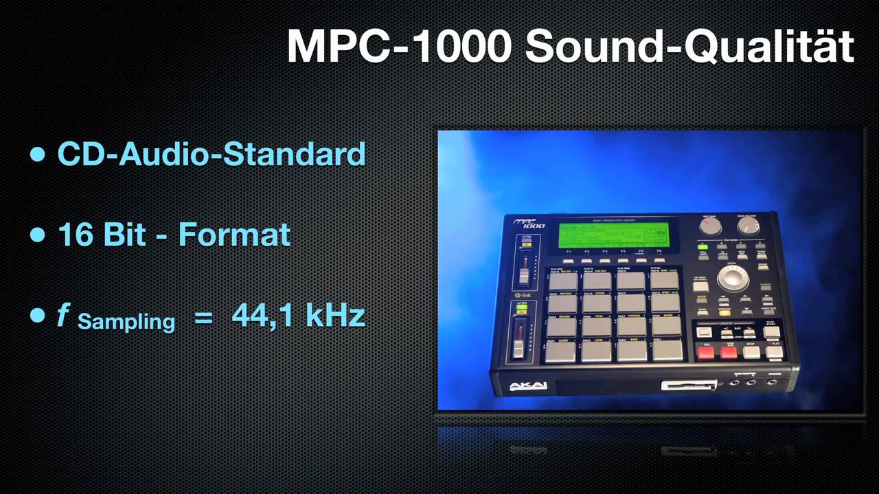 Akai MPC-1000 Music Production Center, Übersicht, Funktionalität - YouTube