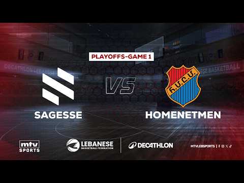 Decathlon Lebanese Basketball Championship 2025-2026 | Game 1 - Sagesse vs Homenetmen - Playoffs