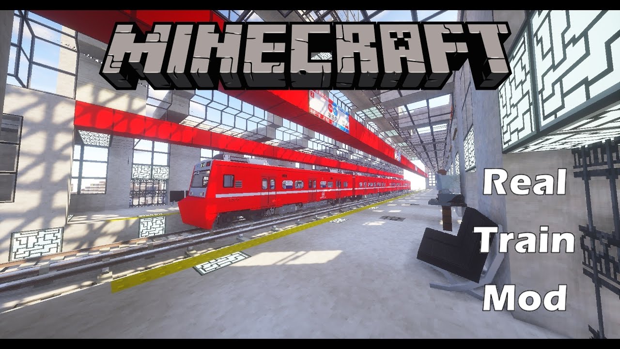 Minecraft X Real Train Mod 第0季 第五集: 綠原環狀線2017年版 Part 2!!【拉斯特】 - YouTube