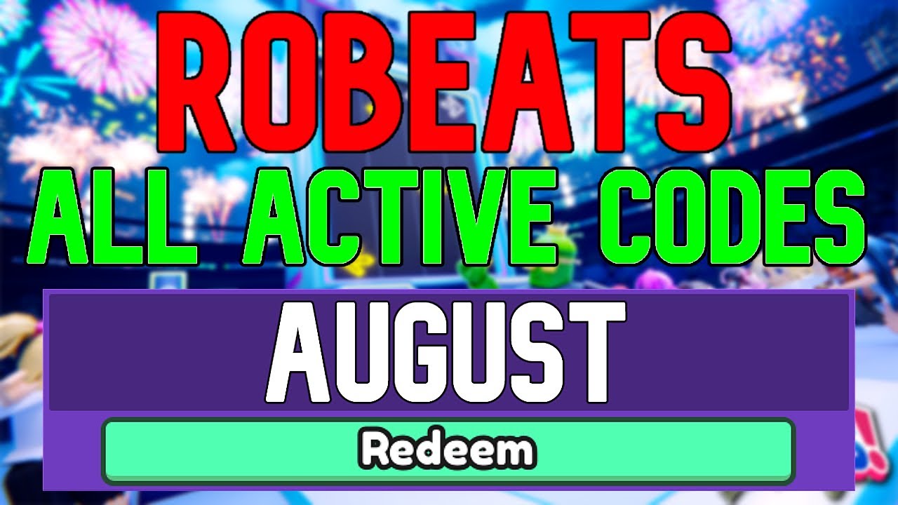 All New August 2022 Codes for ️RoBeats ROBLOX WORKING RoBeats Codes ...