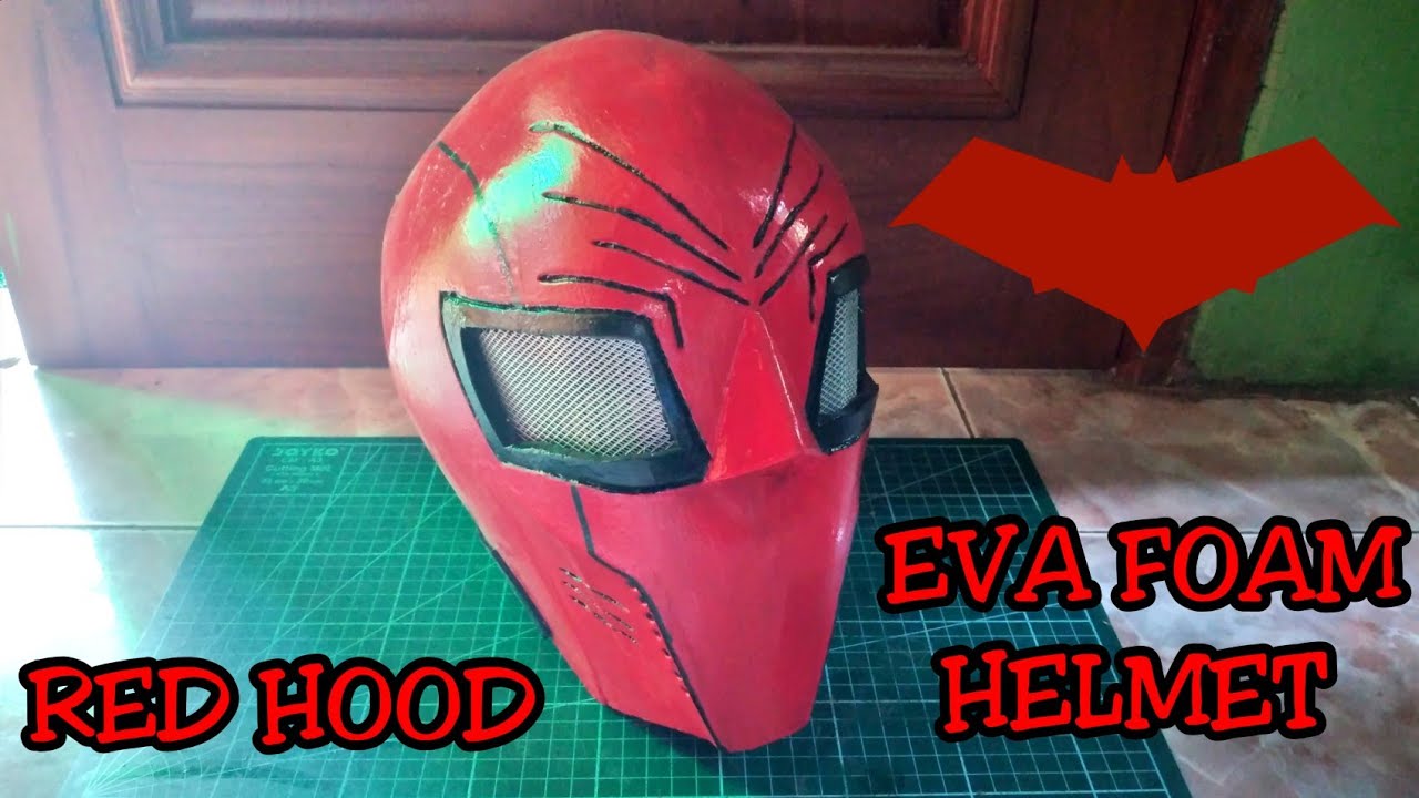 Topeng Eva Foam Red Hood Own Ver. 4.0 - YouTube