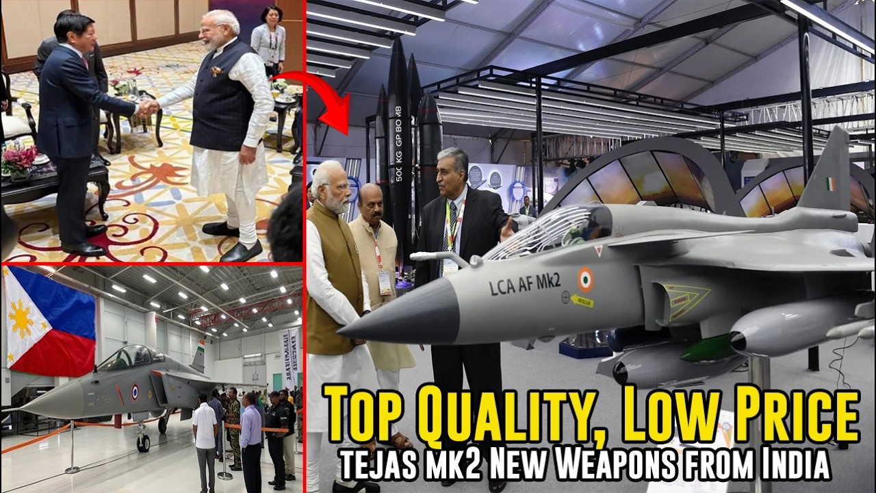 Tejas Mk2 for the Philippines? Indian Power Arrives in Manila - YouTube