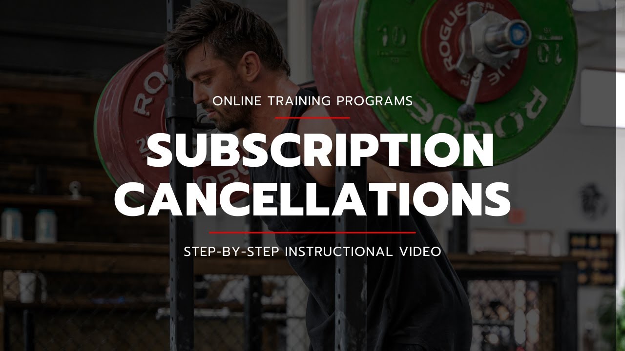 Subscription Cancellations - Step-By-Step Instructions - YouTube