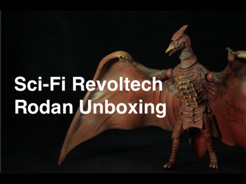 Sci Fi Revoltech Rodan Unboxing - YouTube