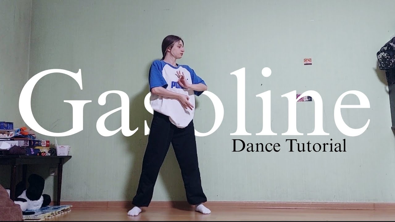 Halsey - Gasoline Instumental Dance Tutorial (mirrored) - YouTube