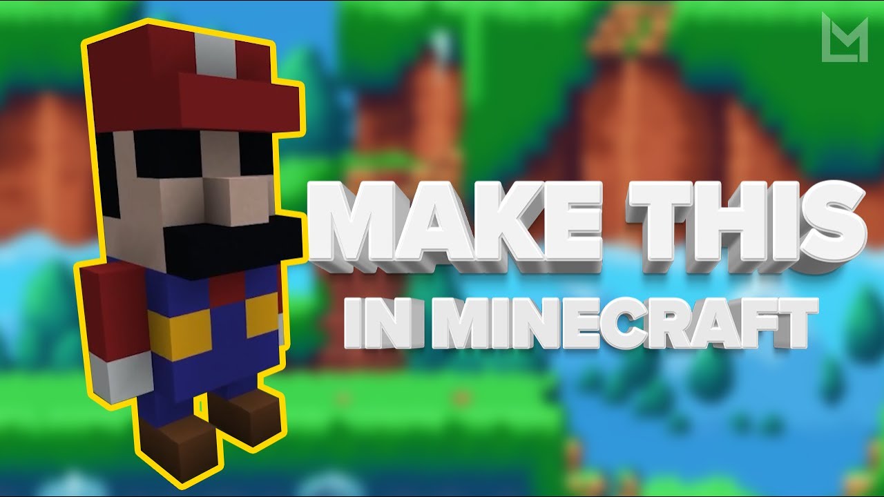 Minecraft Tutorial - How To Make Mario - Simple Easy Step By Step - YouTube