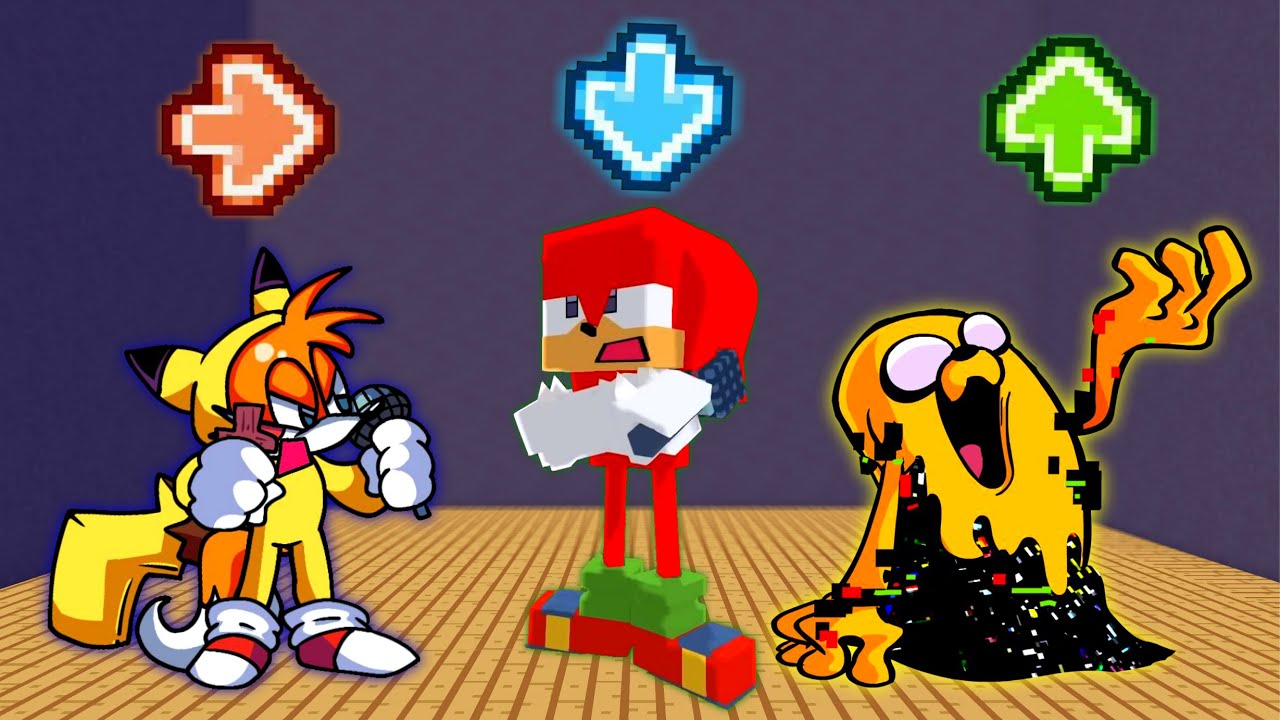 FNF Character Test | Gameplay VS Playground | knuckles | TAILS ...
