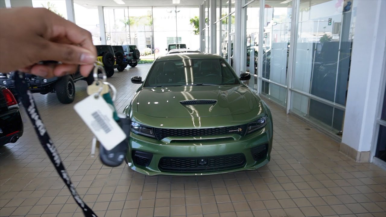 Picking Up a New 2023 Widebody Scat Pack?! - YouTube