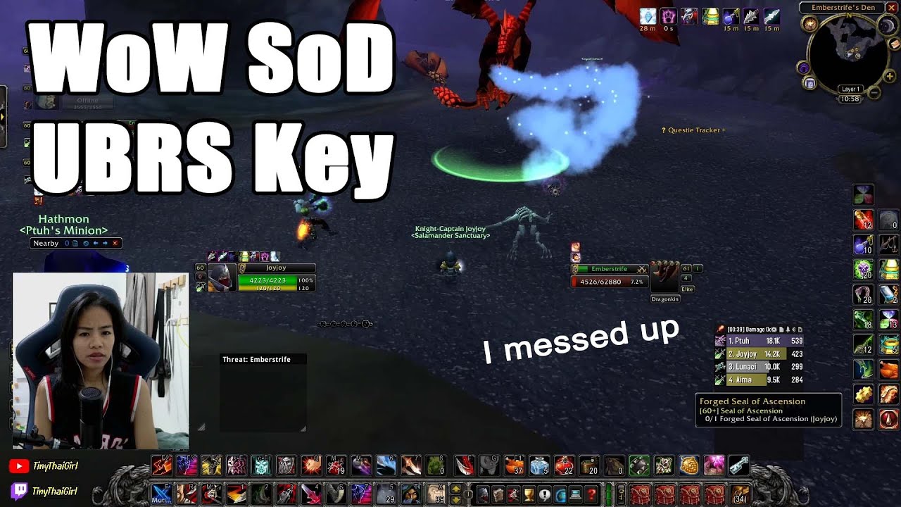 WoW SoD UBRS Key Quest (Seal Of Ascension) - YouTube
