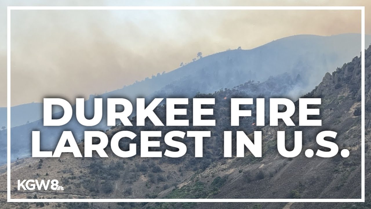 Hundreds of firefighters tackle Durkee Fire in eastern Oregon, the ...