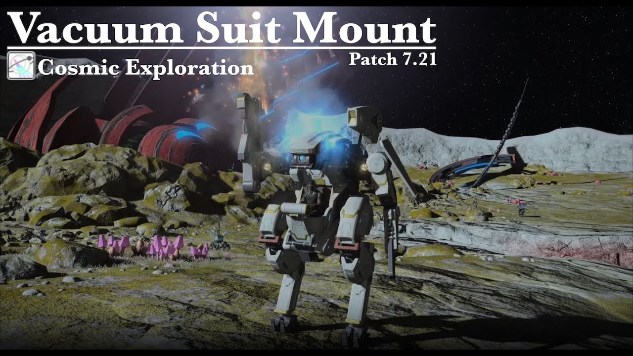 Final Fantasy XIV - Vacuum Suit Mount - YouTube