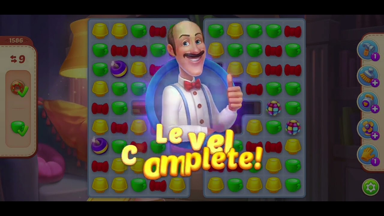 Homescapes levels 1581-1590 - YouTube