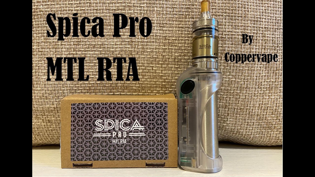 Spica Pro Style MTL RTA | By Coppervape | High end quality | Pure MTL ...