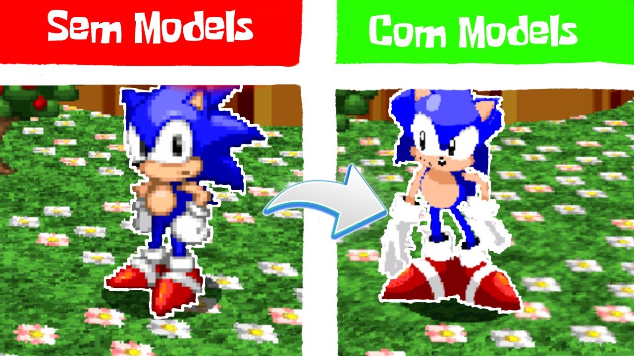 COMO BOTAR MODELS NO SRB2!! #srb2 #sonicgameplay - YouTube