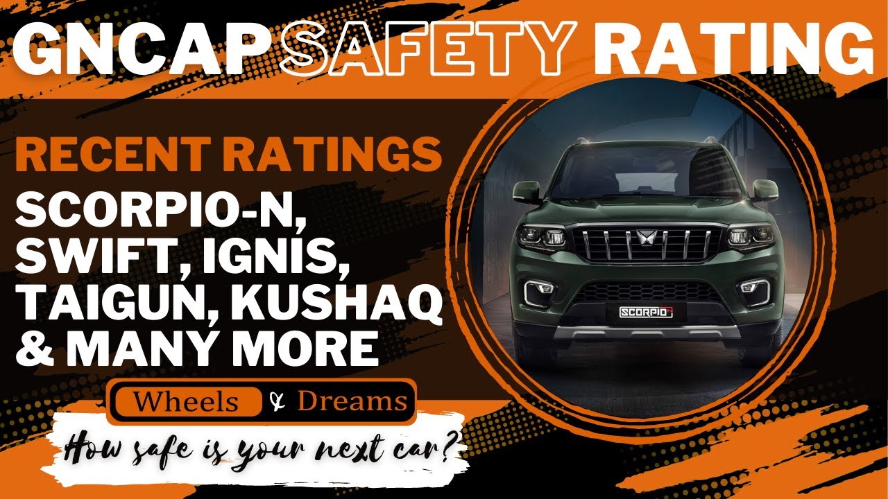 Global NCAP Rating | Recent GNCAP Safety Rating for Indian Cars ...