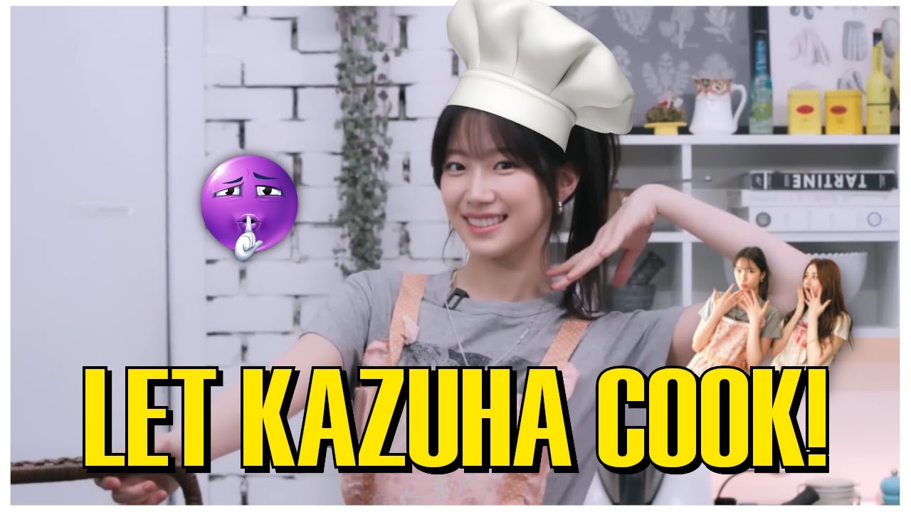 Kazuha ATE while cooking for Yunjin - YouTube