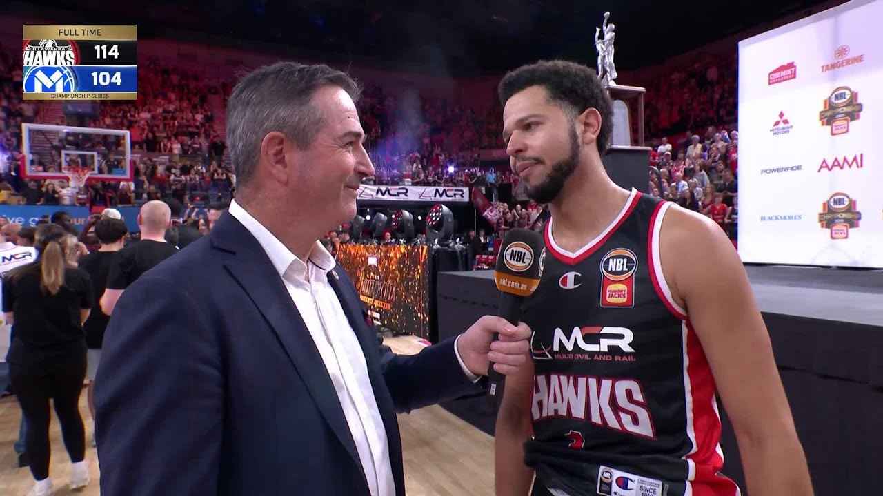 Tyler Harvey post-game interview vs Melbourne United - Championship ...