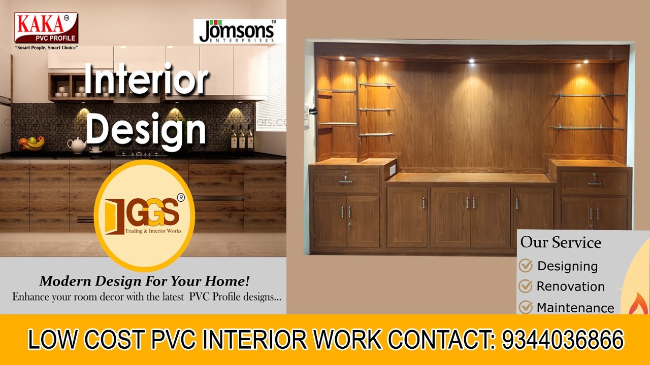 low cost pvc interior work in madurai | pvc interior design | pvc | GGS ...