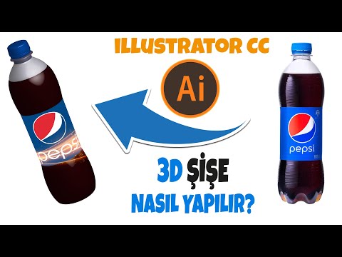 illustrator 3D Şişe Nasıl Çizilir?