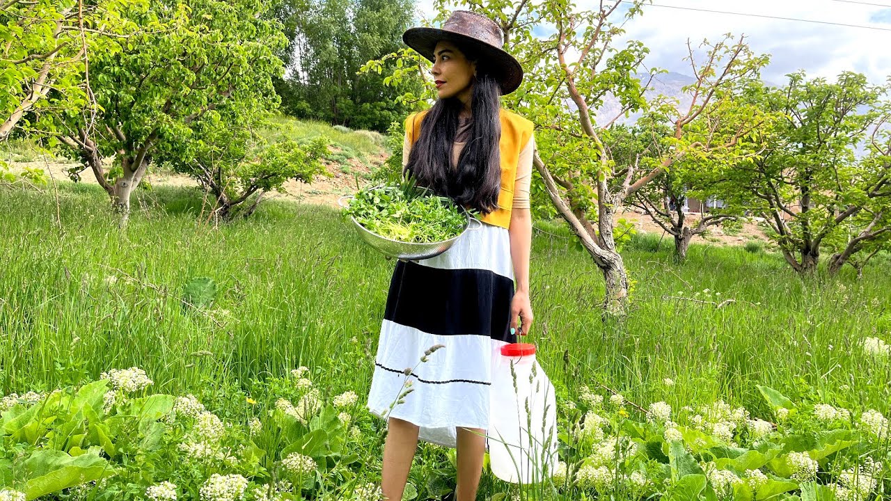 the Rustic Lunch:Simple village Lunch with fresh lngredients🥗🍅🍀 - YouTube